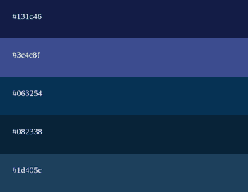Paleta de cores azul [Tipos, combinações e tons]
