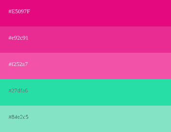 Paleta de cores Magenta 《+16 Combinações Chamativas》