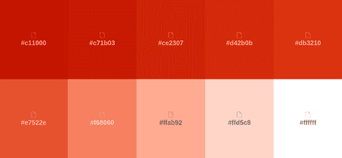 Paleta de Colores Naranja [Códigos y Combinaciones]