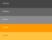 Palette de couleurs grises [Combinaisons + Codes]