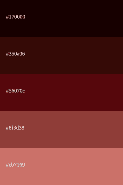 Paleta de color GUINDA [códigos y combinaciones]