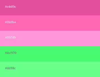 palette de couleur rose [+ Combinaisons et codes]