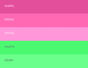 Paleta de cores rosa | [códigos de combinações e imagens]