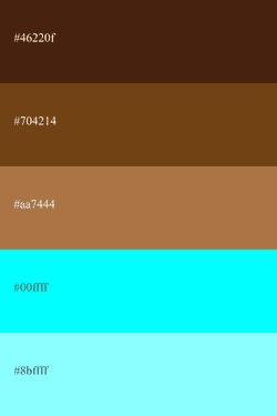 Color Sepia: Esquemas y paletas de este tono