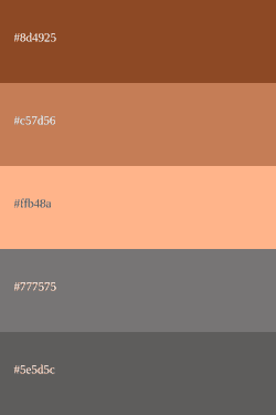 Paleta de cores marrom | [códigos e combinações]