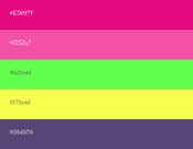 Paleta de cores Magenta 《+16 Combinações Chamativas》