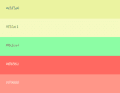 Palette de couleurs pastel [Combinaisons + Codes]