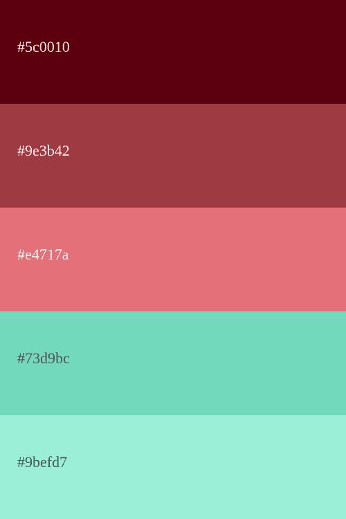 Paletas de color Coral [+ combinaciones y códigos]