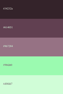 Paleta de color Berenjena [códigos + combinaciones]