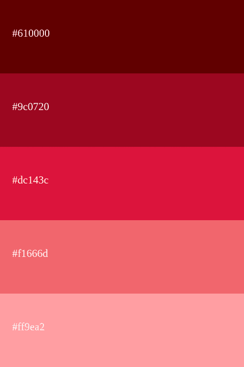 Paletas de Color Carmesí: 【Explorando la Pasión ️】