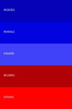 Paleta de color azul rey [códigos y combinaciones]