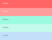 Palette de couleurs pastel [Combinaisons + Codes]