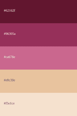 paletas de cores bordô [códigos + combinações]