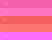 Paleta de cores rosa | [códigos de combinações e imagens]