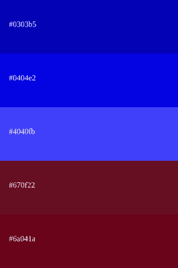 Paleta de color azul rey [códigos y combinaciones]