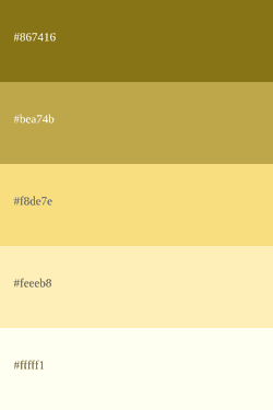+20 Paletas de colores amarillo: [+ combinaciones]