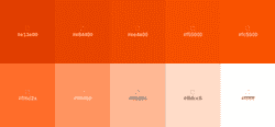 Palette de Couleurs Orange [Codes et Combinaisons]