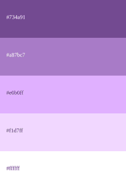 Paleta de Color Morado (violeta) [ Códigos + Combinaciones]