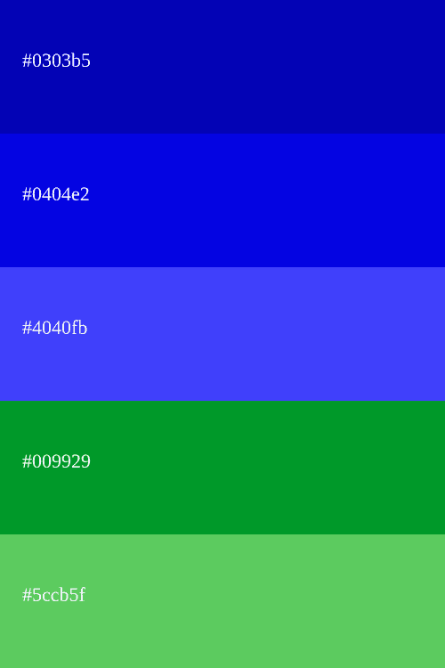 Paleta de color azul rey [códigos y combinaciones]