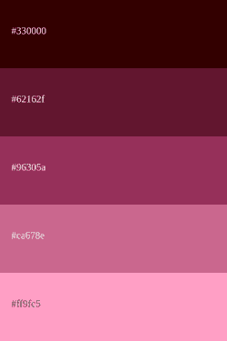 Palettes de couleurs rouges [codes + combinaisons]