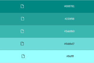 Palette de couleurs verte [codes + combinaisons]