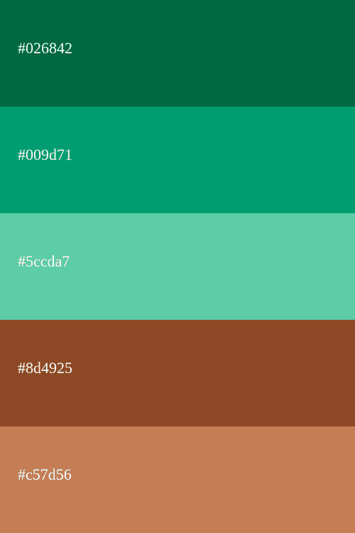 Paleta de cores ESMERALDA [códigos e combinações]