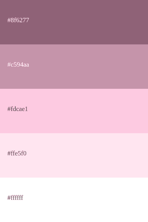Paletas de Color Rosa [+ Combinaciones y códigos]