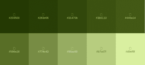 Paleta de cores verde [códigos + combinações]