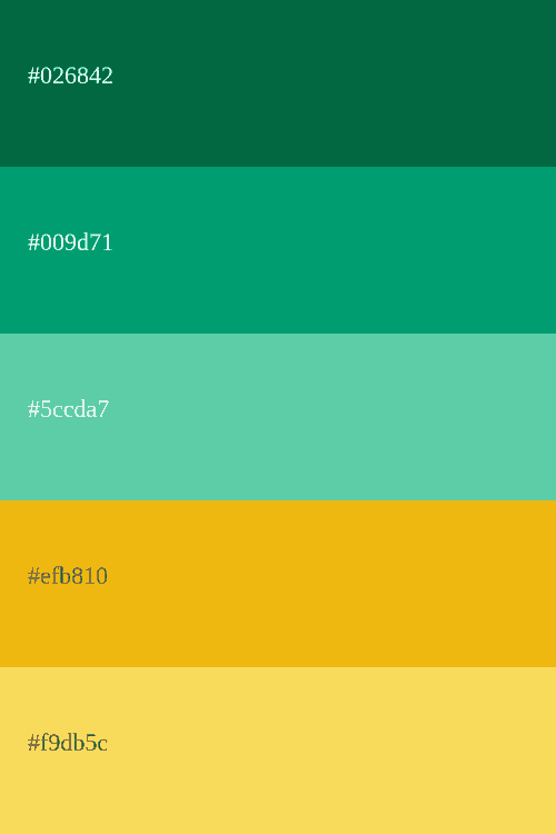 Paleta de cores ESMERALDA [códigos e combinações]