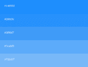 Palette de Couleur Bleue [nuances, Combinaisons et Codes]