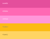 Paleta de cores rosa | [códigos de combinações e imagens]