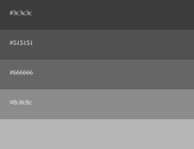 Paleta de colores grises [Combinaciones + Códigos]