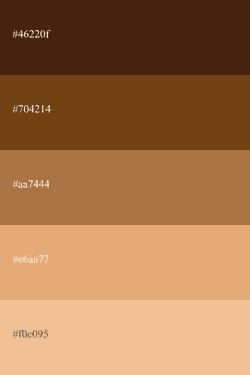 Color Sepia: Esquemas y paletas de este tono