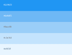 Paleta de cores azul [Tipos, combinações e tons]