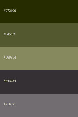 Paletas de cores verde-oliva [+ combinações]