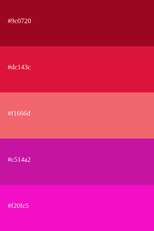 Paletas de Color Carmesí: 【Explorando la Pasión ️】