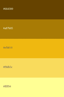Paleta de cor Dourado [códigos e combinações]