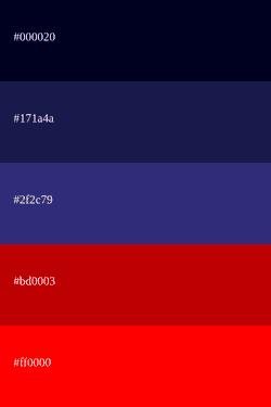 Paleta de color azul marino [códigos y combinaciones]