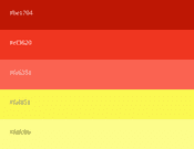 Palettes de couleurs rouges [codes + combinaisons]