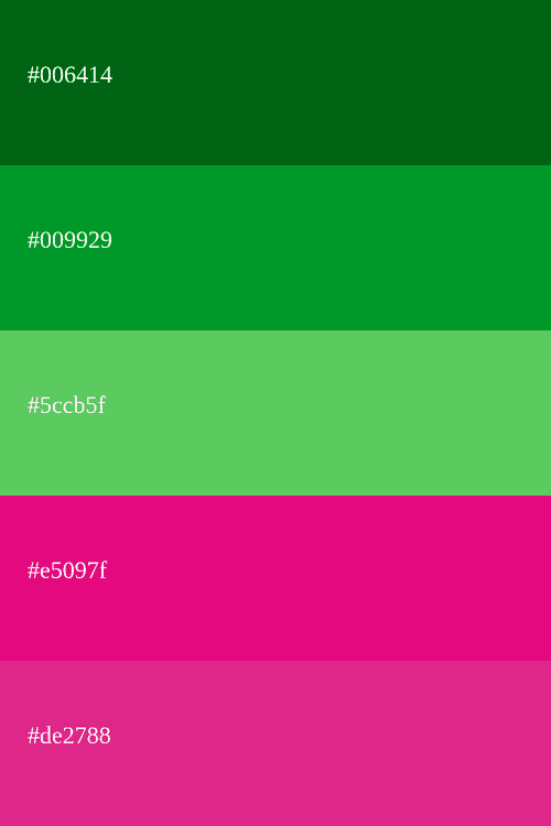 Paleta de cores verde [códigos + combinações]