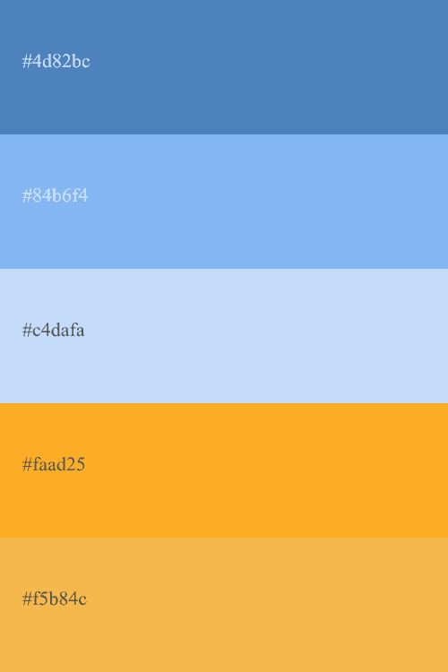 Color azul pastel [paletas de colores + combinaciones]