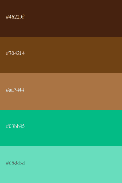 Color Sepia: Esquemas y paletas de este tono