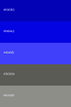 Paleta de color azul rey [códigos y combinaciones]