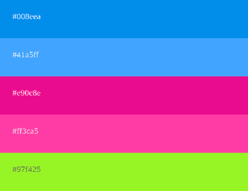 Paleta de cores azul [Tipos, combinações e tons]