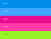 Paleta de cores azul [Tipos, combinações e tons]