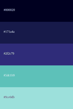 Paleta de color azul marino [códigos y combinaciones]