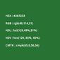 Códigos html del Color verde esmeralda Esquemas ⇨【RGB,HSL,HEX】