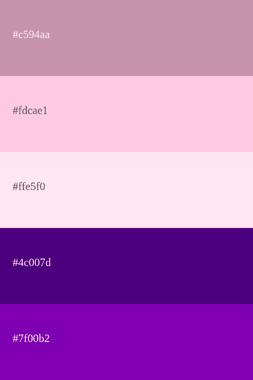 Paletas de Color Rosa [+ Combinaciones y códigos]