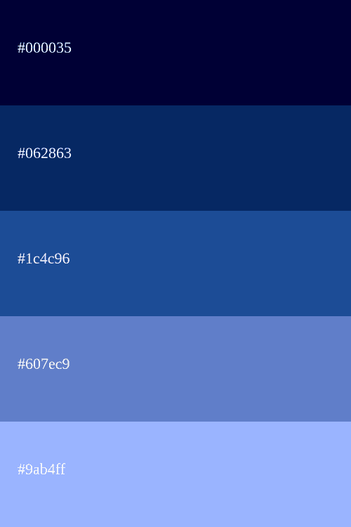 Paletas de cores índigo [+ Códigos e combinações]