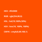 Códigos html del Color naranja pantone Esquemas ⇨【RGB,HSL,HEX】